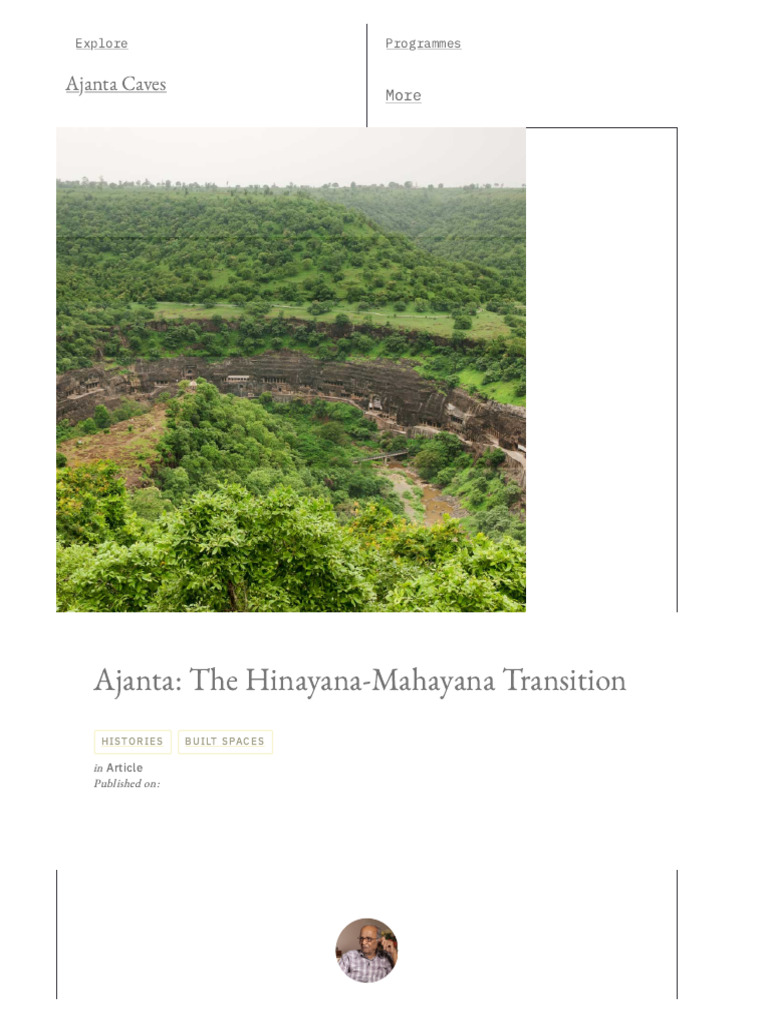 Ajanta - The Hinayana-Mahayana Transition - Sahapedia | PDF | Mahayana ...