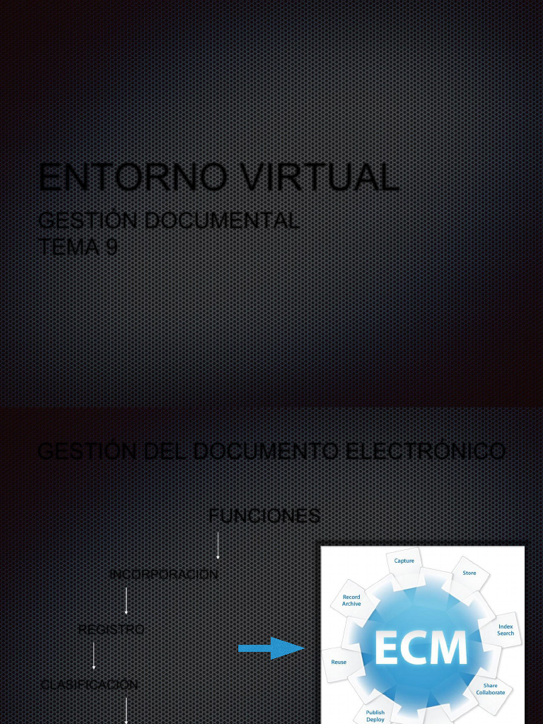 TEMA 9. Gestión Documental | PDF
