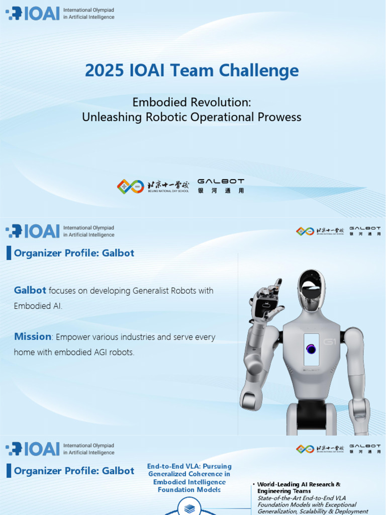 IOAI Team Challenge - Galbot 2025.4.9 V5 | PDF | Simulation | Robotics