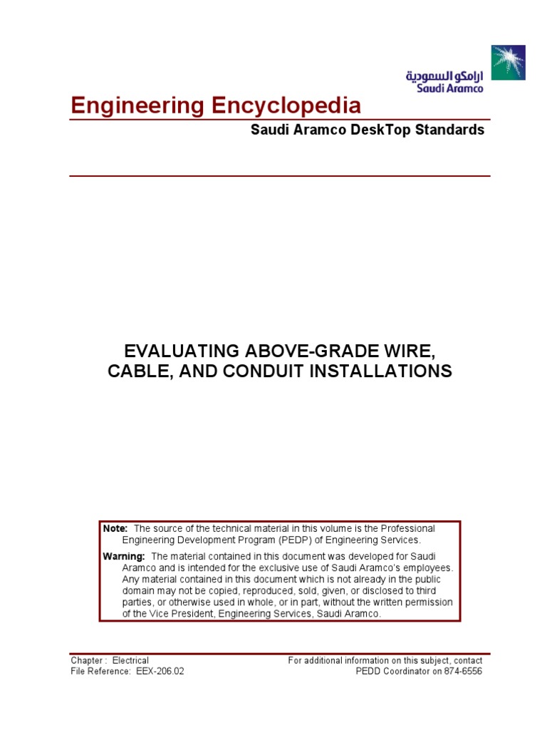 Evaluating Cable and Conduit Installations | PDF | Cable | Electrical ...