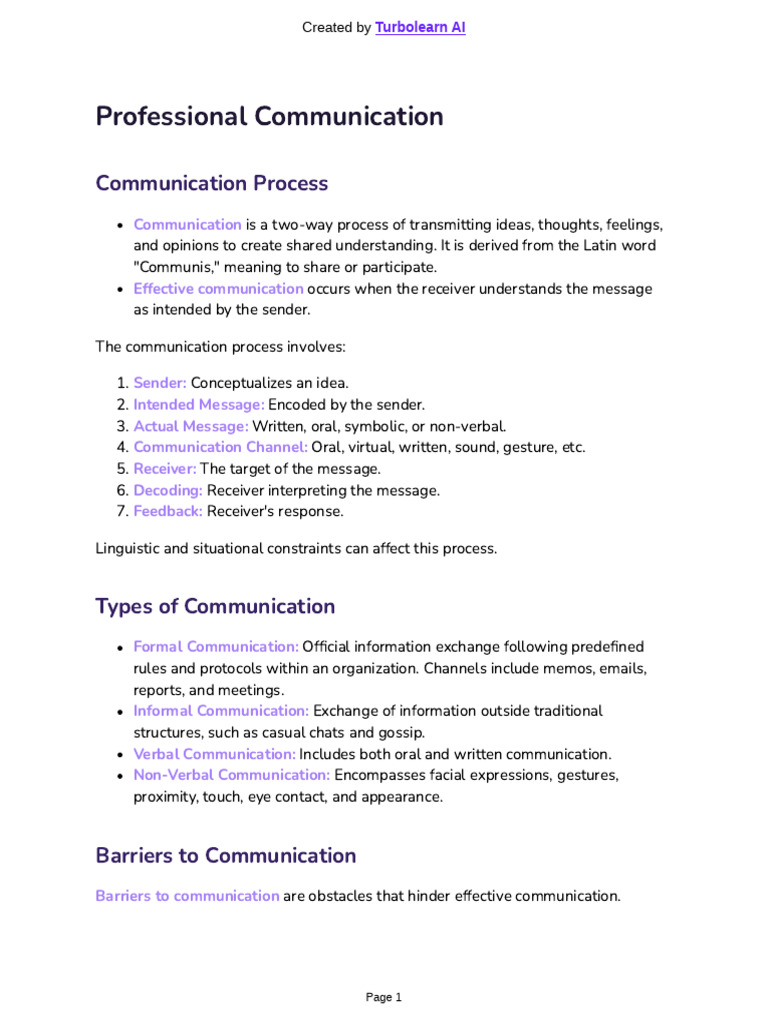 Professional Communication | PDF | Communication | Sampling (Statistics)