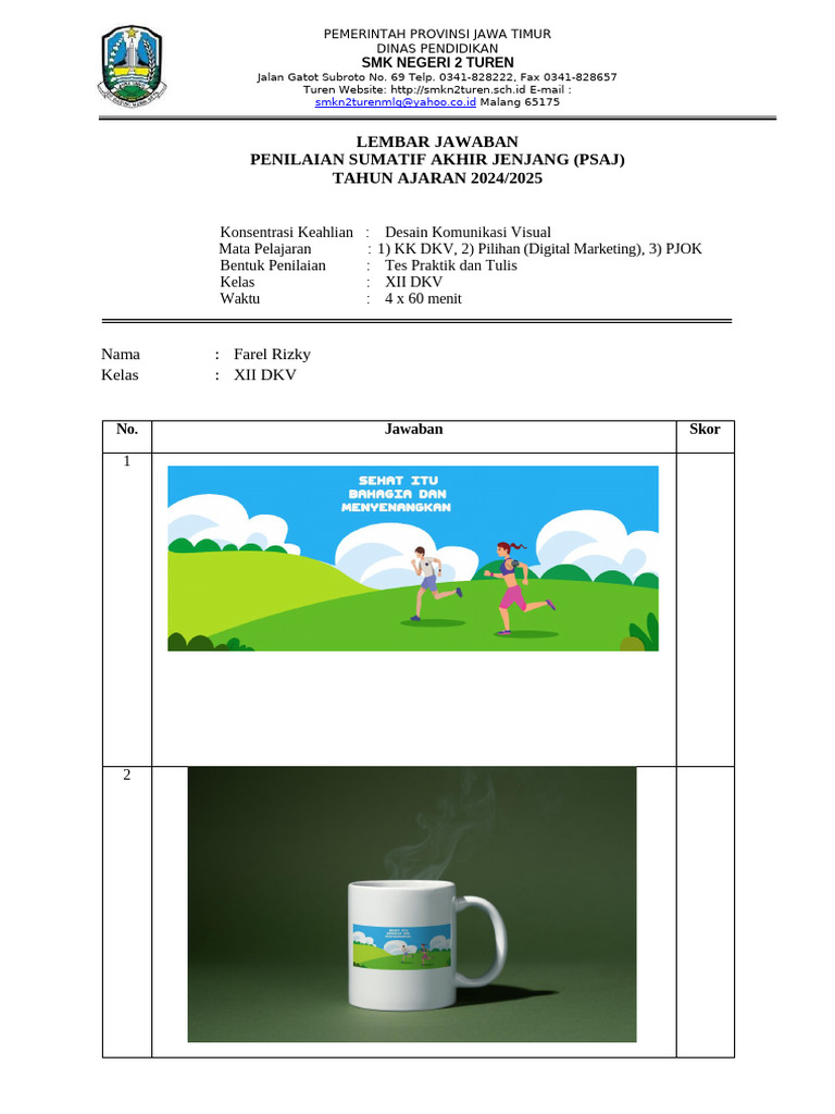 Lembar - Jawaban Farel 12 DKV | PDF