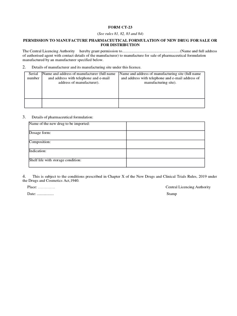 Form CT 23 | PDF