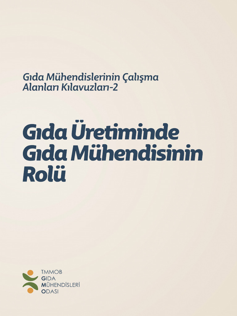 Gida Üretiminde Mühendisin Rolü | PDF