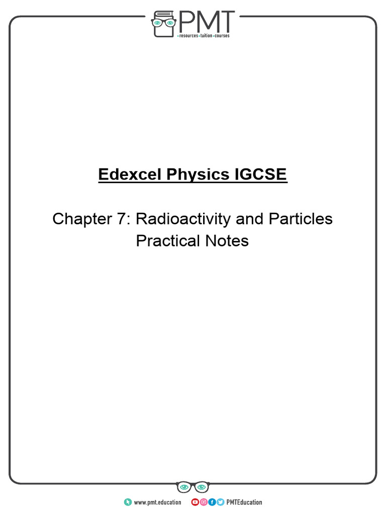 Radioactivity and Particles | PDF | Radiation | Radioactive Decay