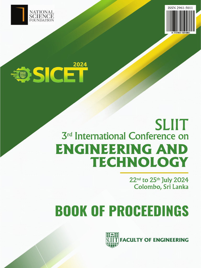 SICET 2024 Proceedings Book - Final | PDF | Sugarcane | Sugar