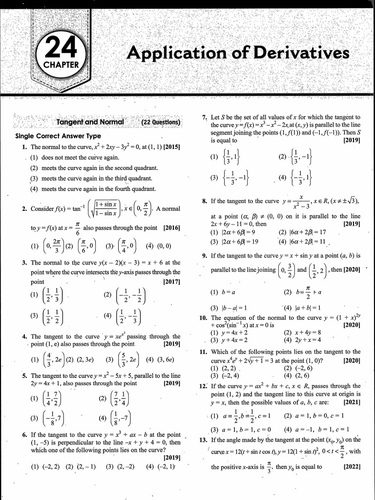 Applications of Derivatives | PDF