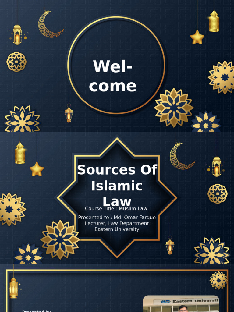 Source of Islamic Law | PDF
