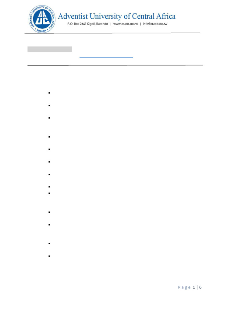 Phase I - II - PLSQL - Capstone - Project - AUCA | PDF | Business ...