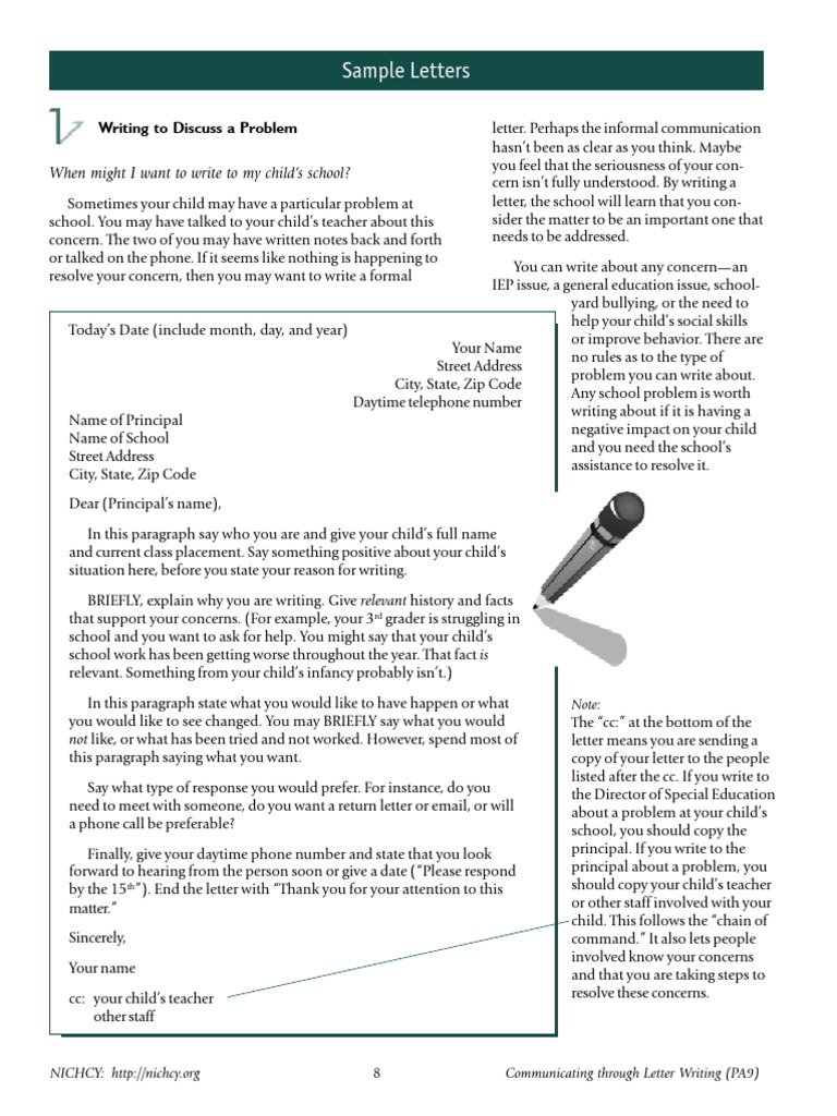 KGAT Toolkit Sample Letters | PDF | Individualized Education Program ...