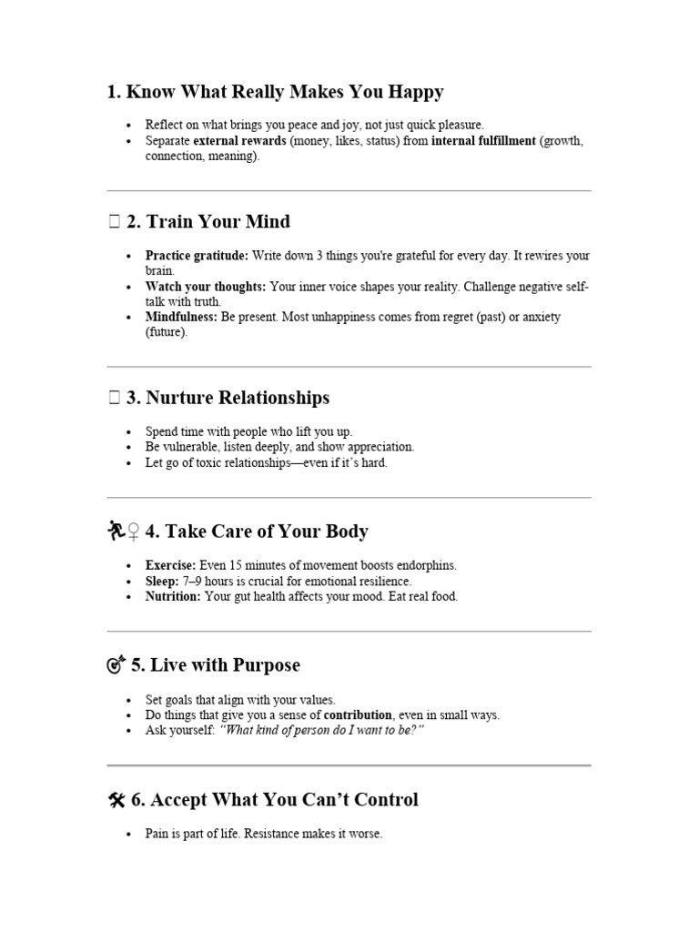 How - To - Be Happy | PDF