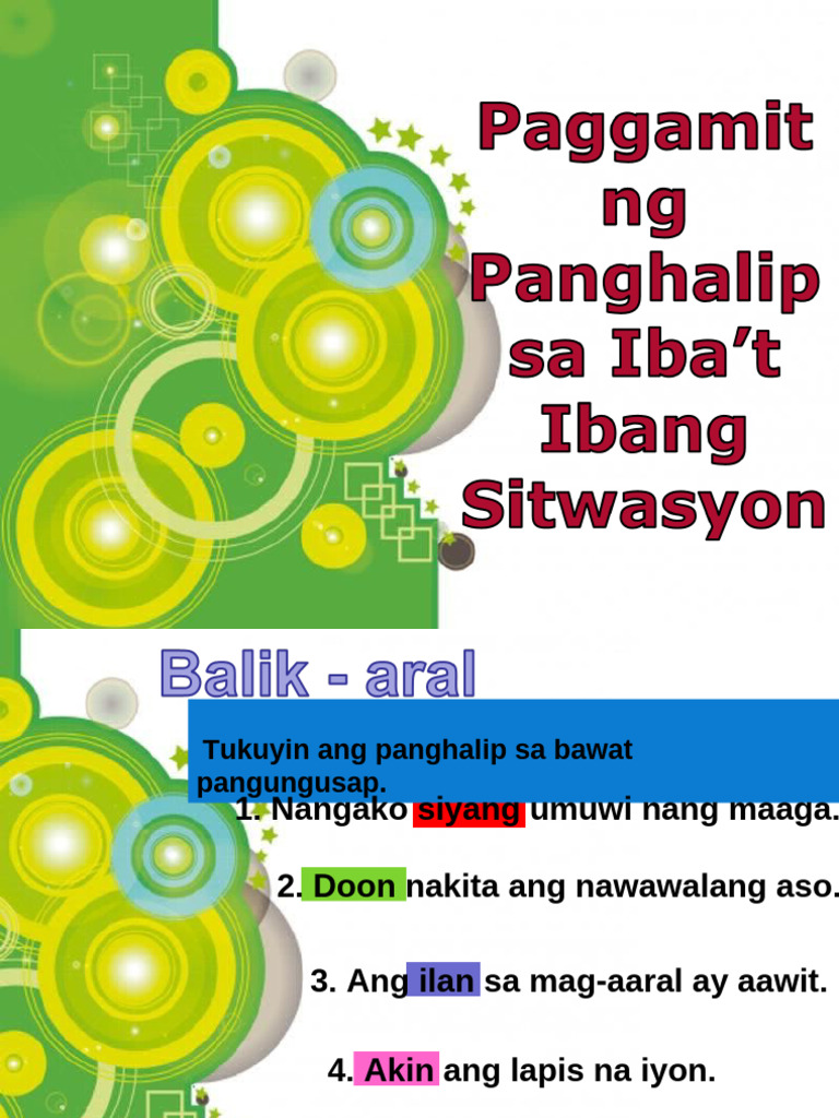 Fil6 q1 w7 Day 3 COT | PDF