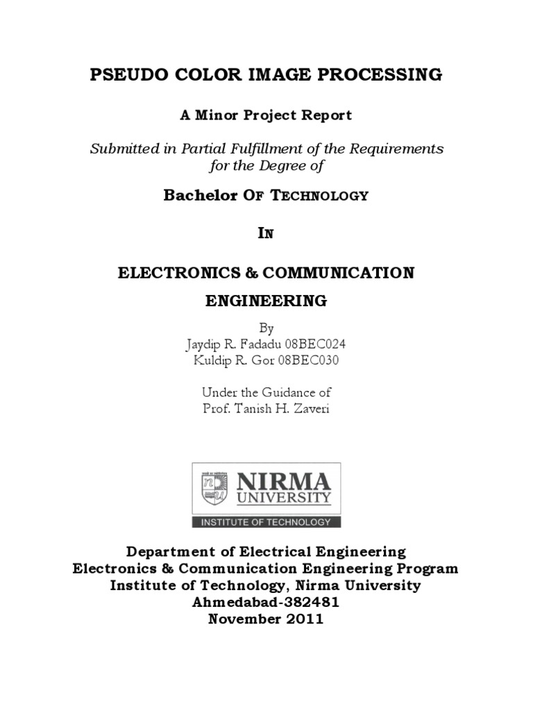 Pseudo Color Image Processing On X-Ray Images, NV Images | PDF | Rgb ...