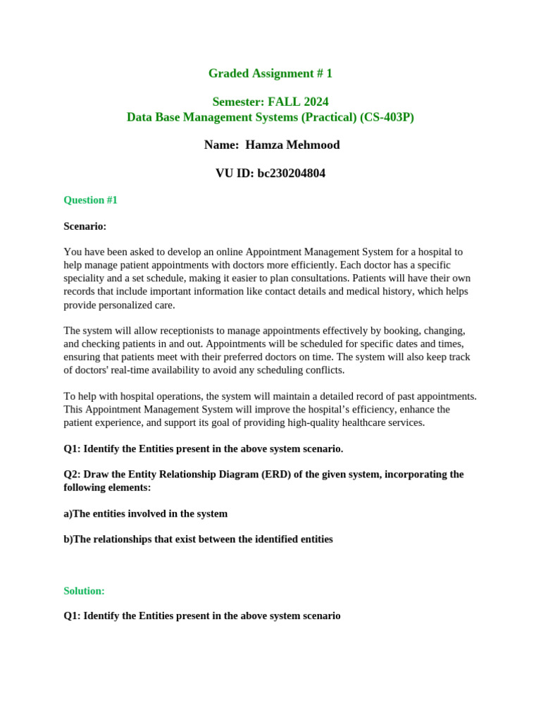 CS-403P Hamza Mehmood (bc230204804) | PDF