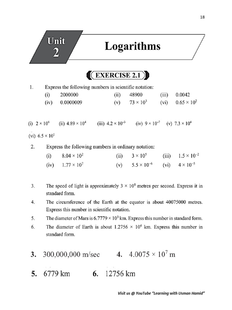 Math9 PCTB Sol Unit02 Usman Hamid | PDF | Mathematics