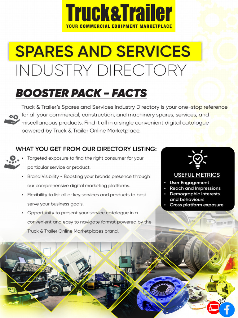 Spares Directory Fact Sheets | PDF