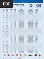 IPL 2023 Match Schedule PDF Download | PDF | Cricket Competitions ...