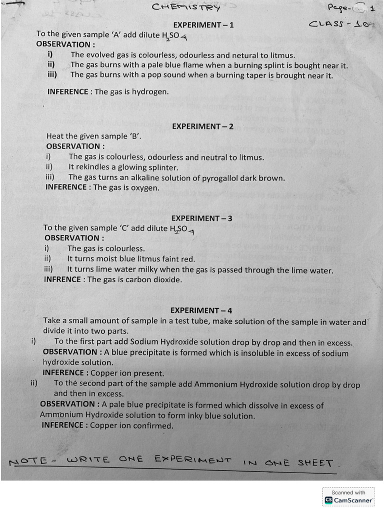10 Chemistry Practical (Project) | PDF