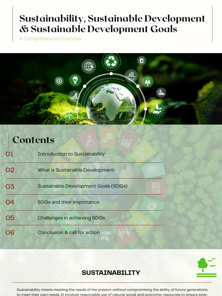 Sustainable Development Goals | PDF | Sustainability | Sustainable ...