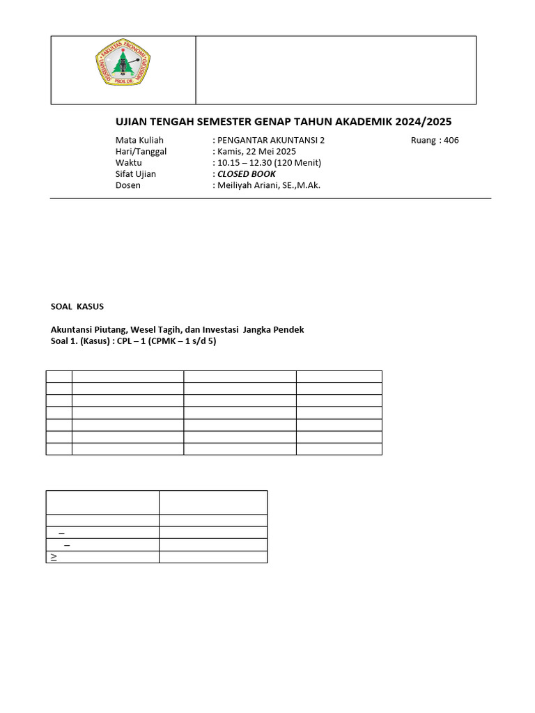 UTS_PA2_22 Mei 2025 (Reguler) | PDF