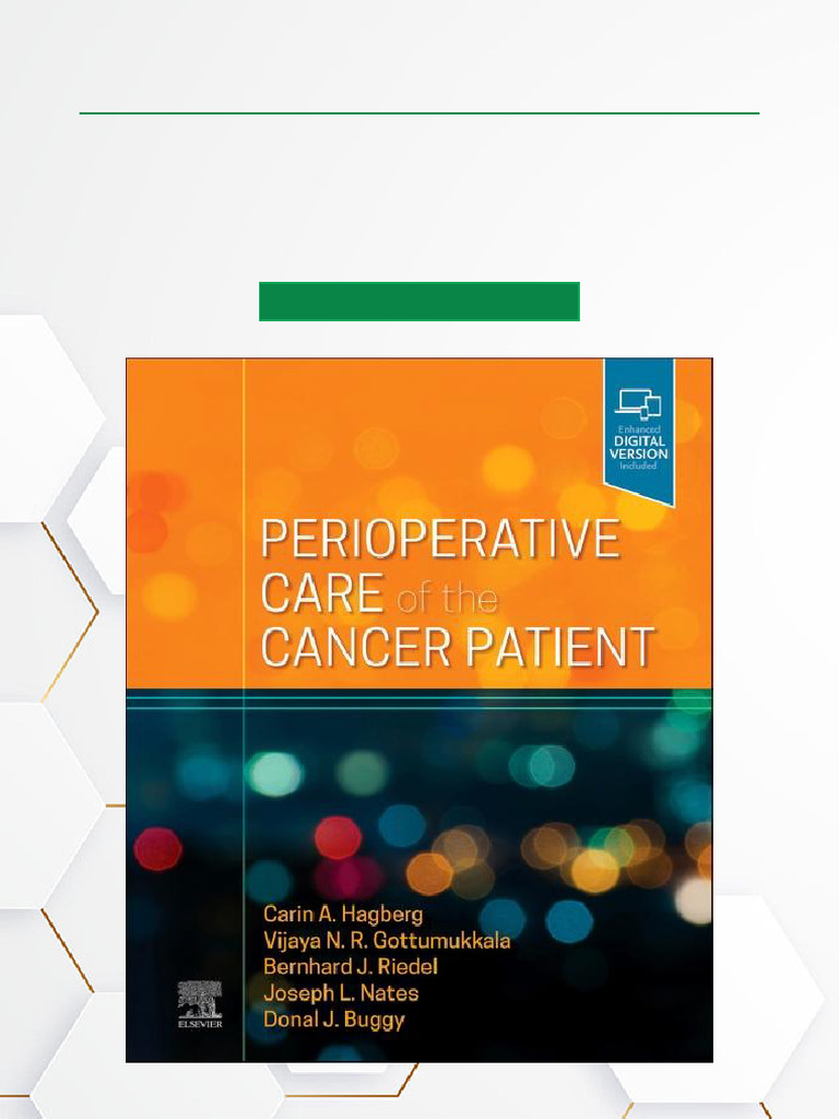 Most Loved Perioperative Care of The Cancer Patient E Book One-Click ...
