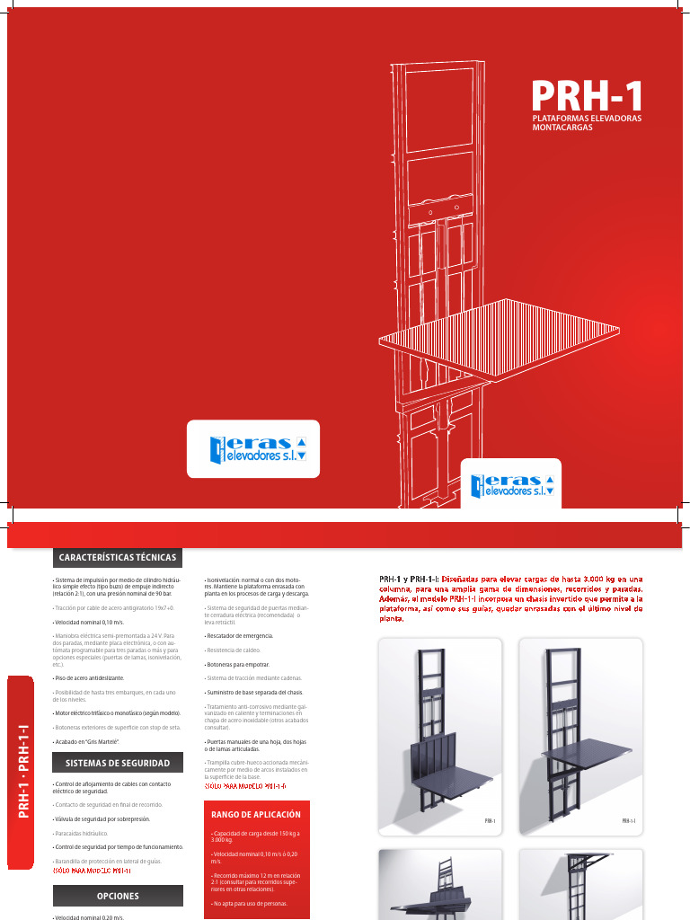 Catalogo Montacargas PRH 1 | PDF | Vehículo de motor | Coche
