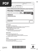 Curriculum (SYLLABUS) CD - Cambridge - Science - Y8 | PDF