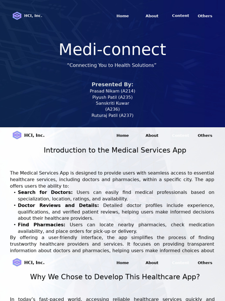 Medical Services App for Healthcare Access | PDF | Usability | Human ...