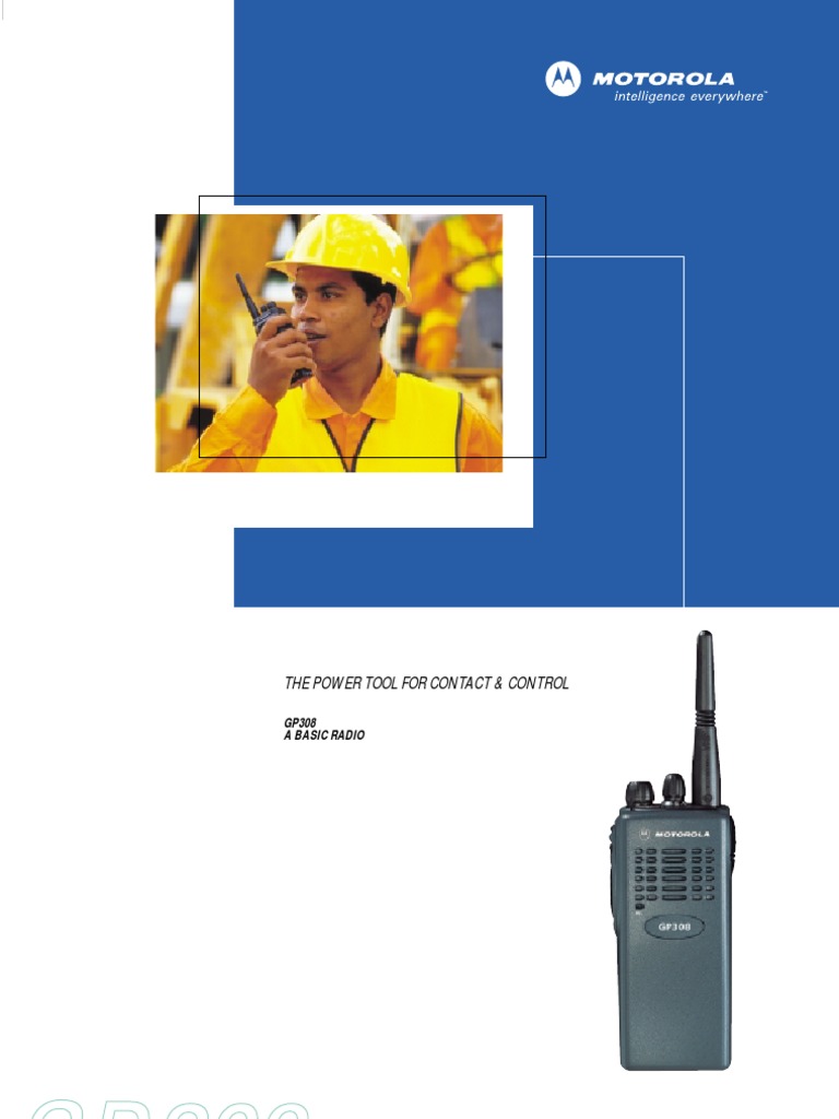 The Power Tool For Contact & Control: GP308 A Basic Radio | PDF | Radio ...