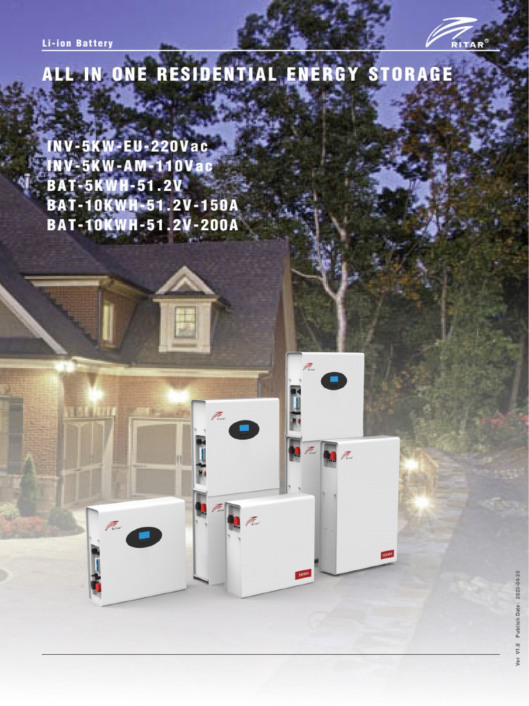 Datasheet - RESS 5KWH 10KWH Li-Ion Battery | PDF | Lithium Ion Battery ...