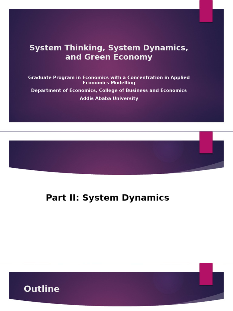 Part II - System Dynamics | PDF | System