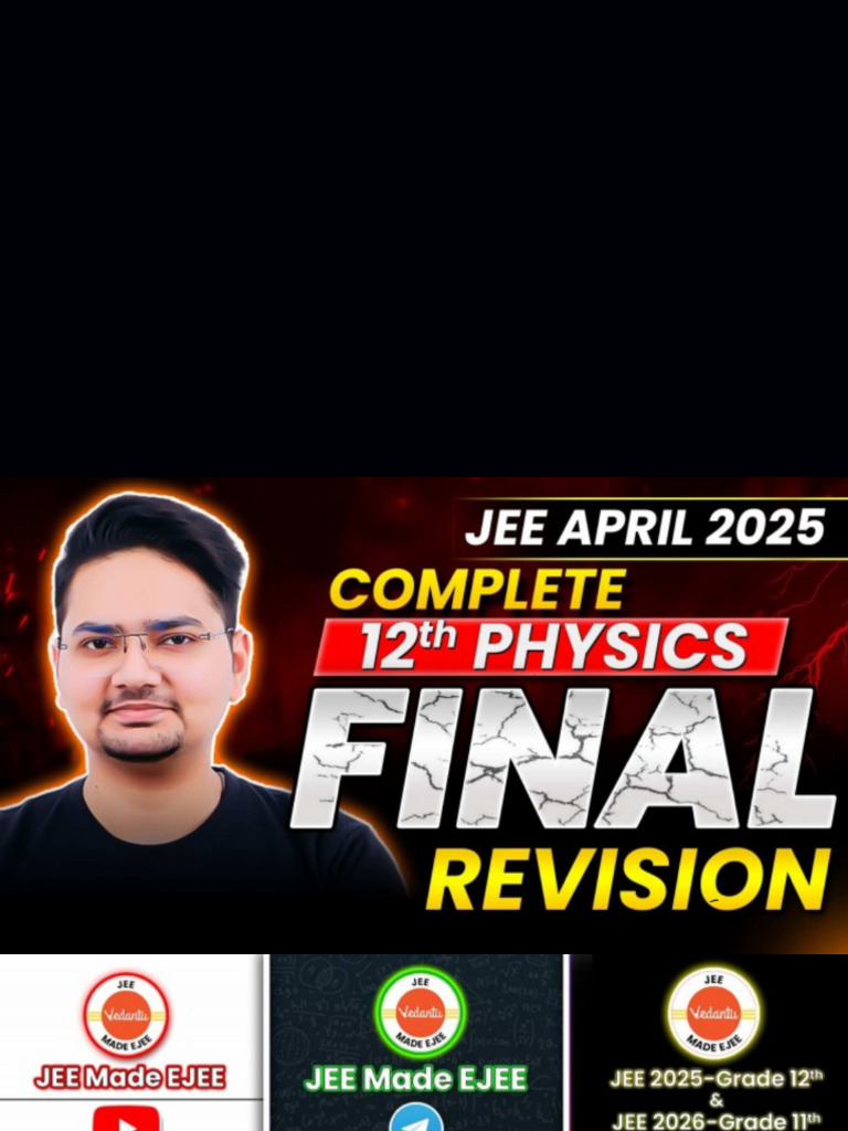 12th Physics Full Jee Vedantu | PDF