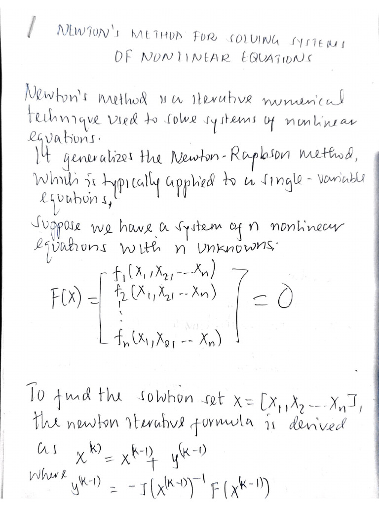 Newton's Method | PDF