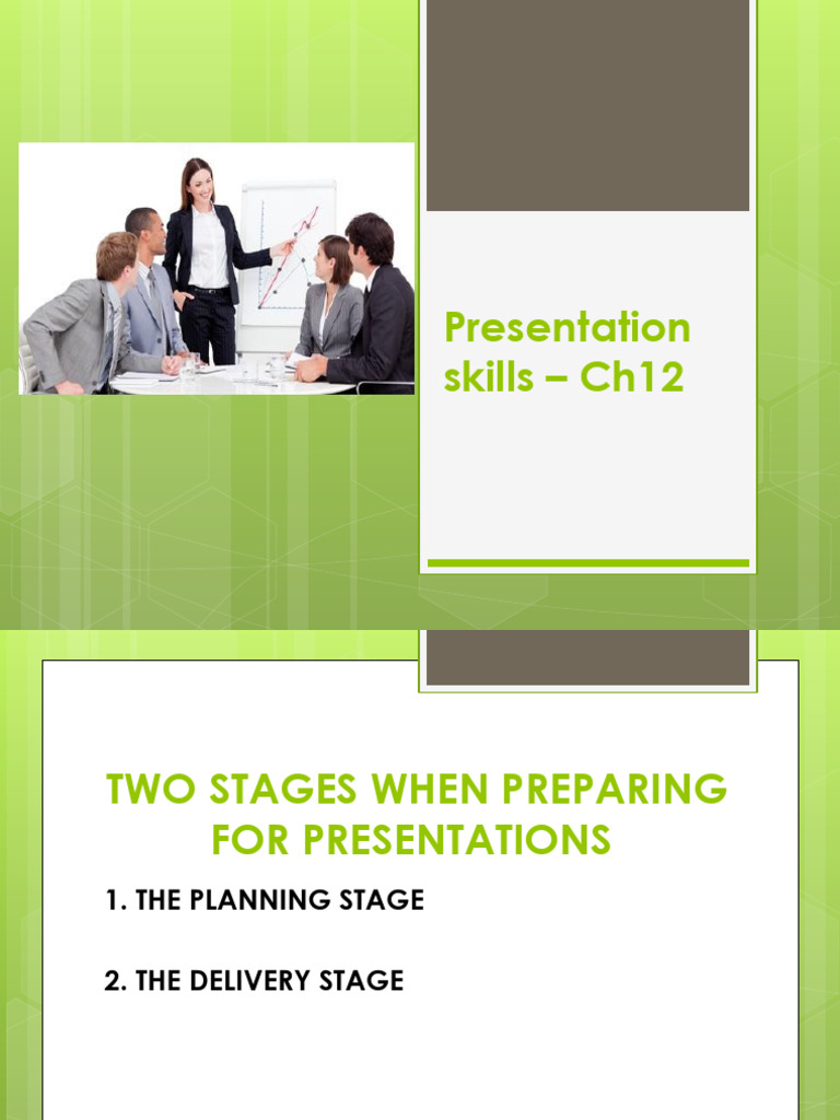 Presentation Skills Ch12 | PDF | Behavioural Sciences | Cognitive Science
