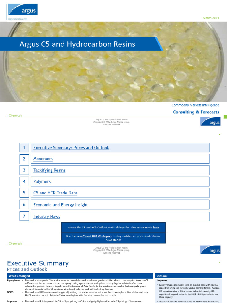 Argus C5 and Hydrocarbon Resins | PDF | Cracking (Chemistry)