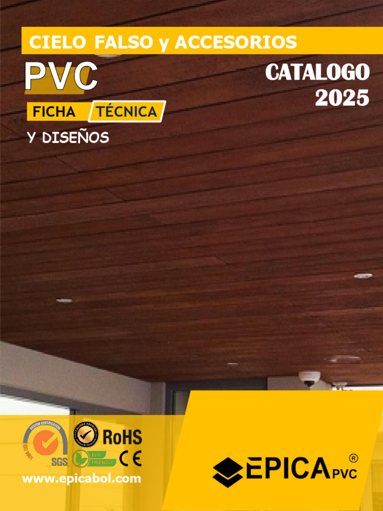 Cielos Falsos PVC 2025 (Epica PVC) | PDF | Cloruro de polivinilo ...