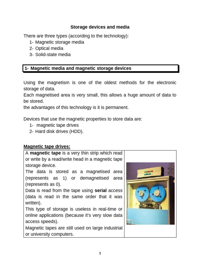 Chapter 3 - Storage Devices and Media - New | PDF | Solid State Drive | Dvd