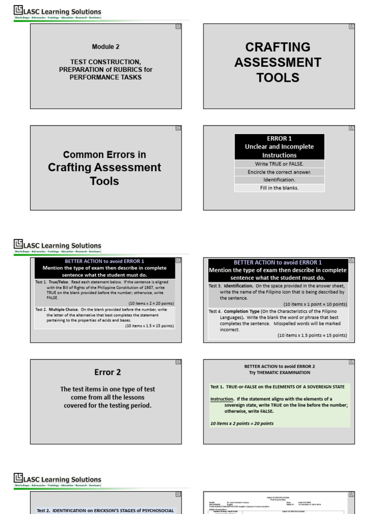 Module 2 Test Construction | PDF | Motivation | Motivational