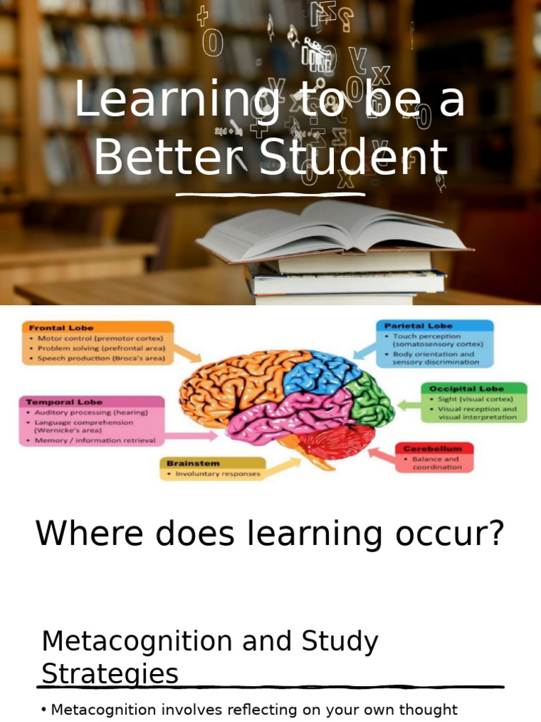 Learning To Be A Better Student | PDF | Learning | Metacognition