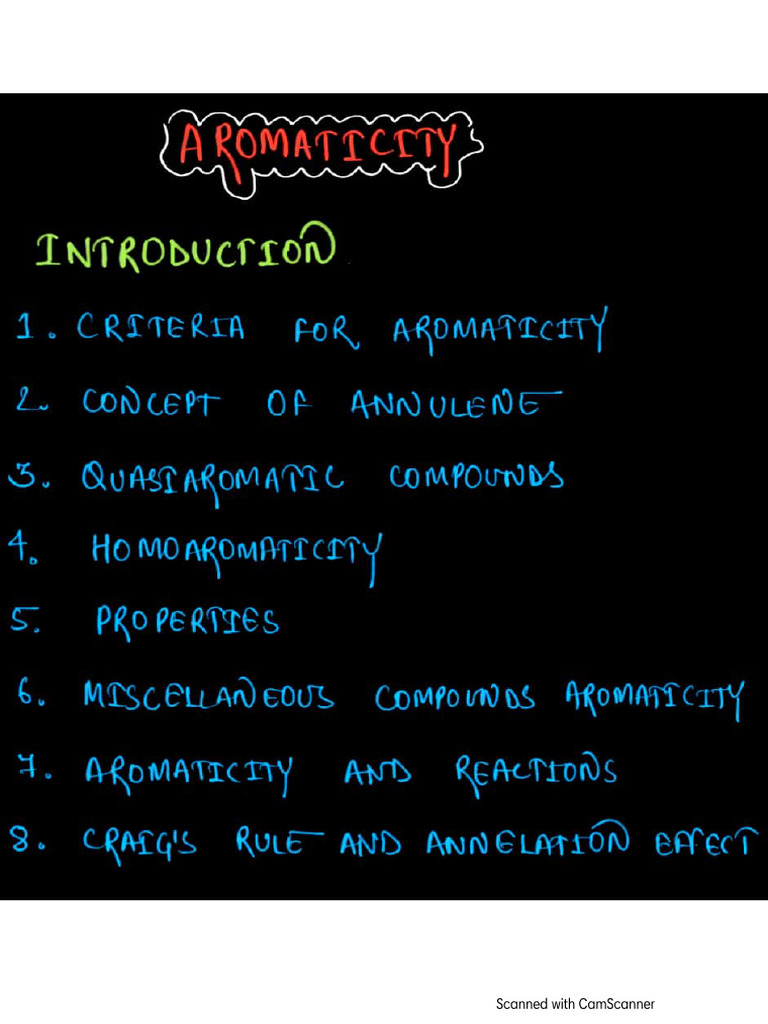Aromaticity Assignment 8443840 | PDF