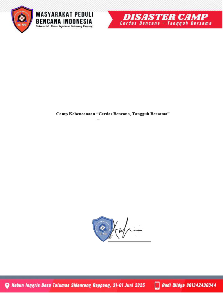 Surat Undangan BPBD Polman - pdf2 | PDF