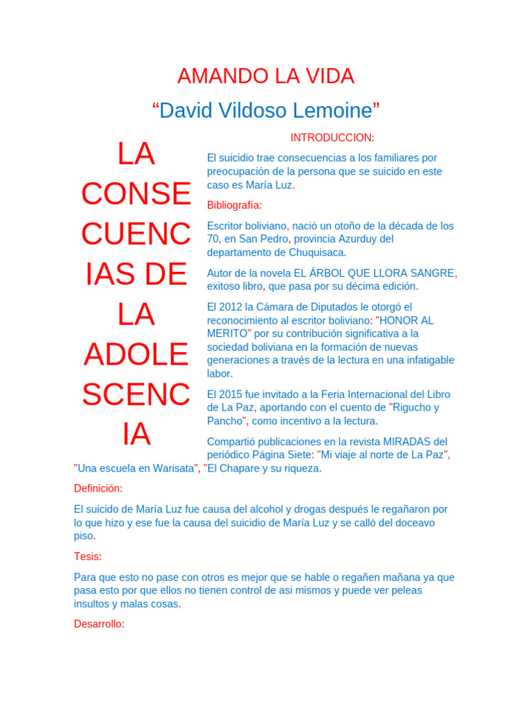 Amando La Vida | PDF