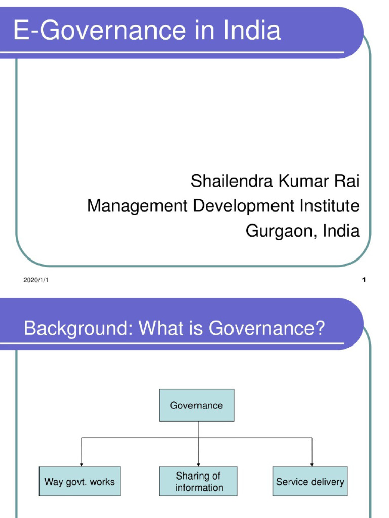E Governance | PDF
