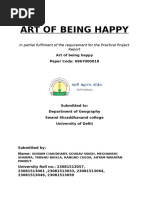 VAC - The Art of Being Happy Syllabus | PDF | Happiness | Well Being