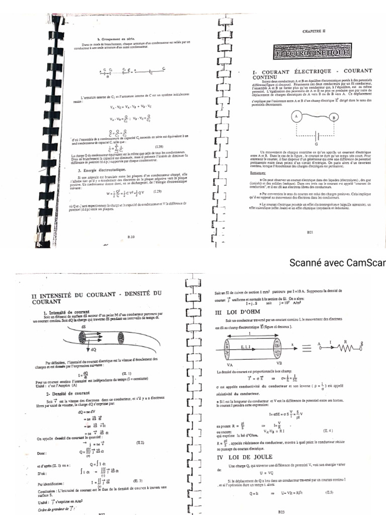 Electrocinétique | PDF