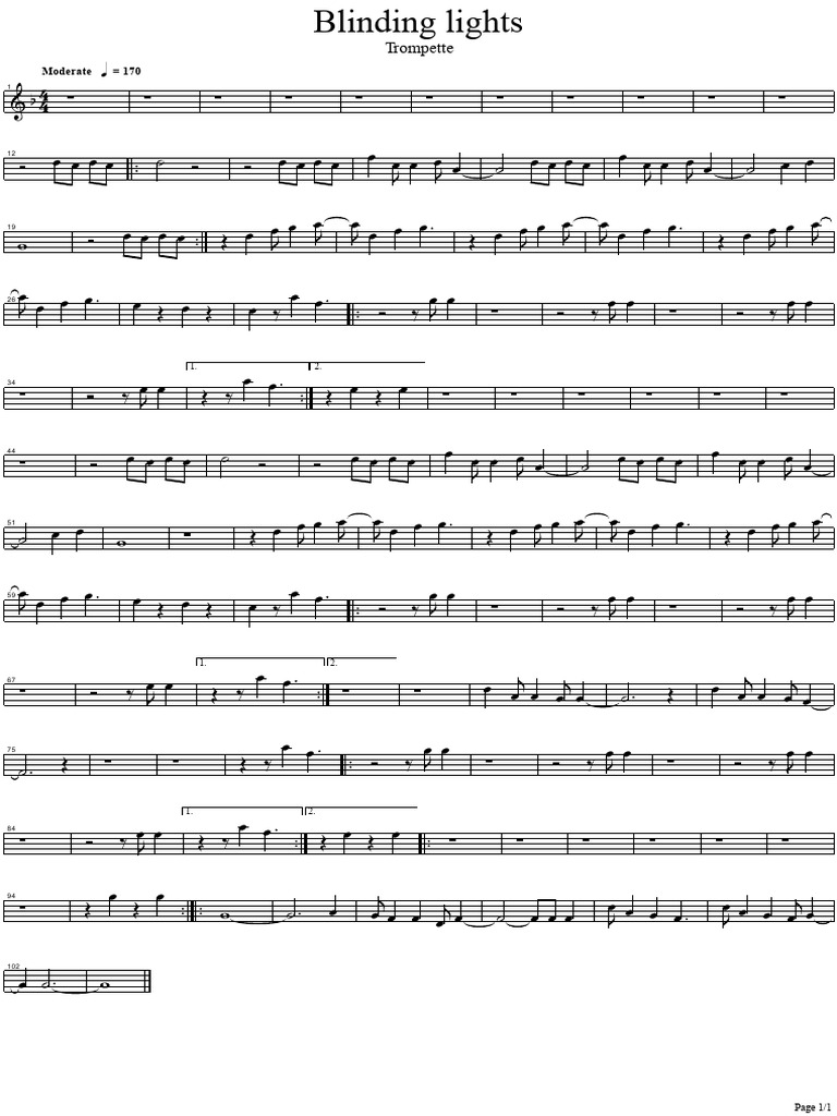 Blinding Lights TP | PDF