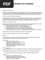 Overview of Six Computer Generations | PDF | Quantum Computing ...