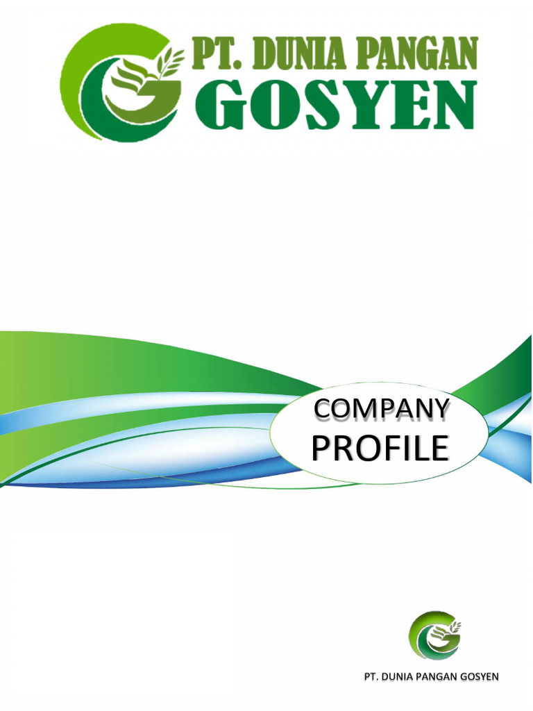 Compro Pt. Dunia Pangan Gosyen | PDF