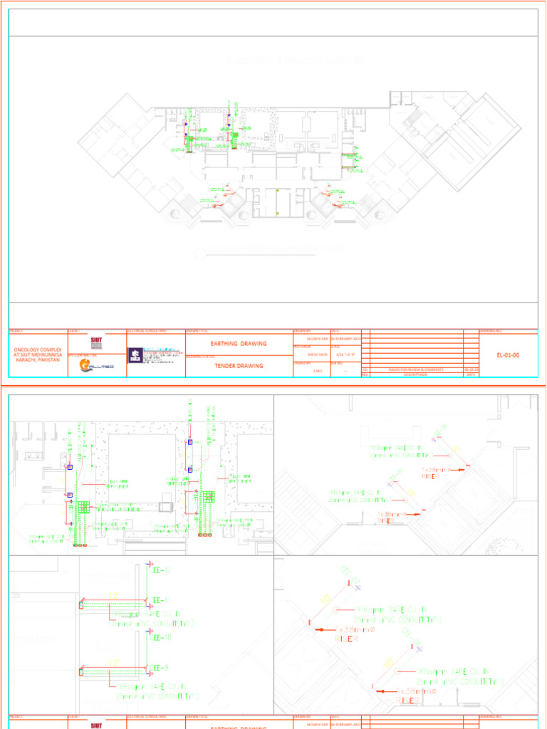 SIUT MEHRUNNISA Earthing Drawings Emt070223 | PDF
