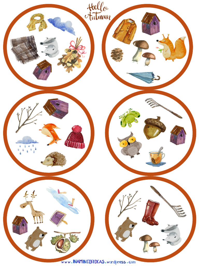 Autumn Spot It Dobble | PDF